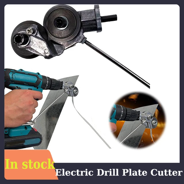 Electric Drill Plate Cutter Attachment Metal Sheet Cutter Sawing ...