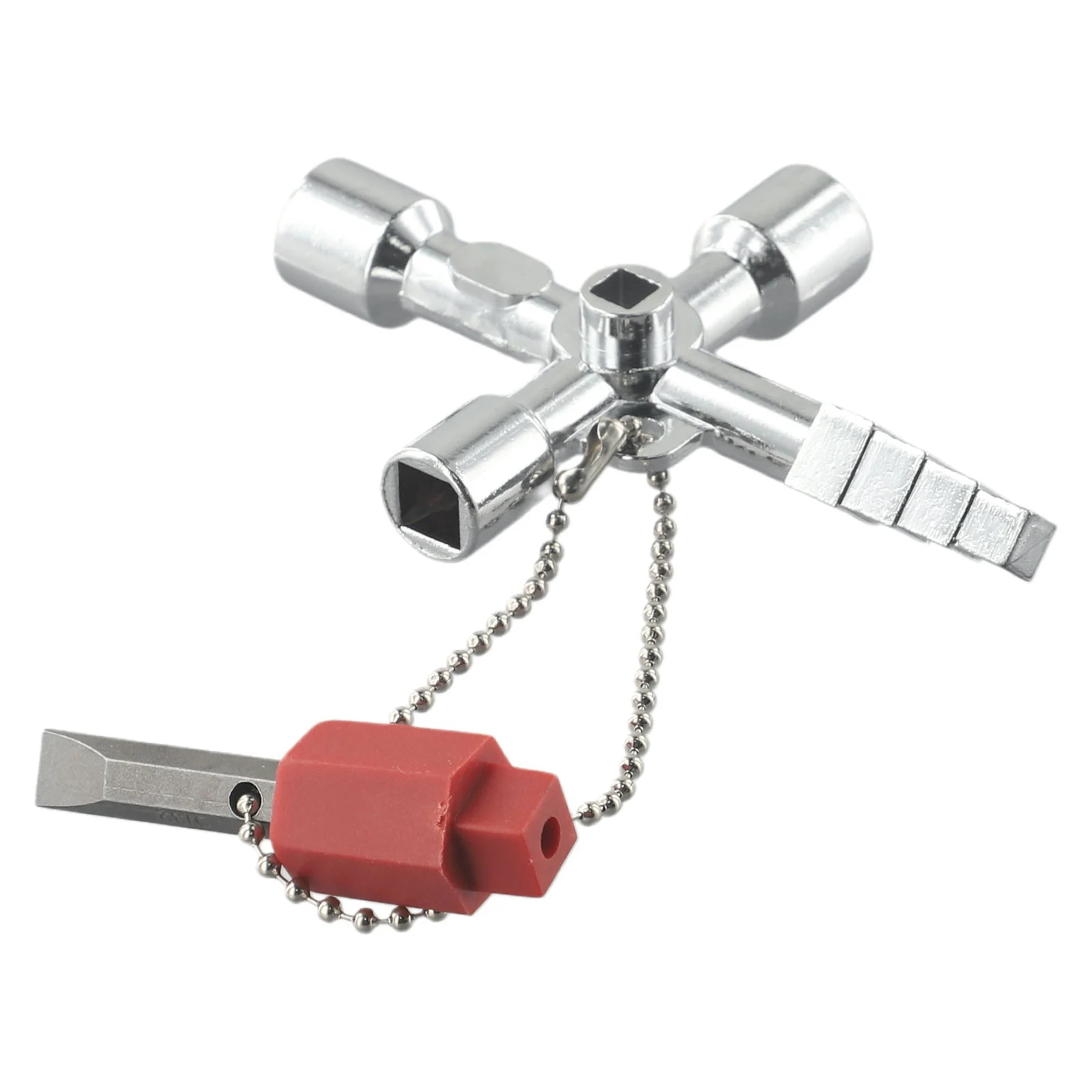 4-Way-Key-Key-Wrench-Utility-DIY-With-Screwdriver-Square-Stepped-Key ...