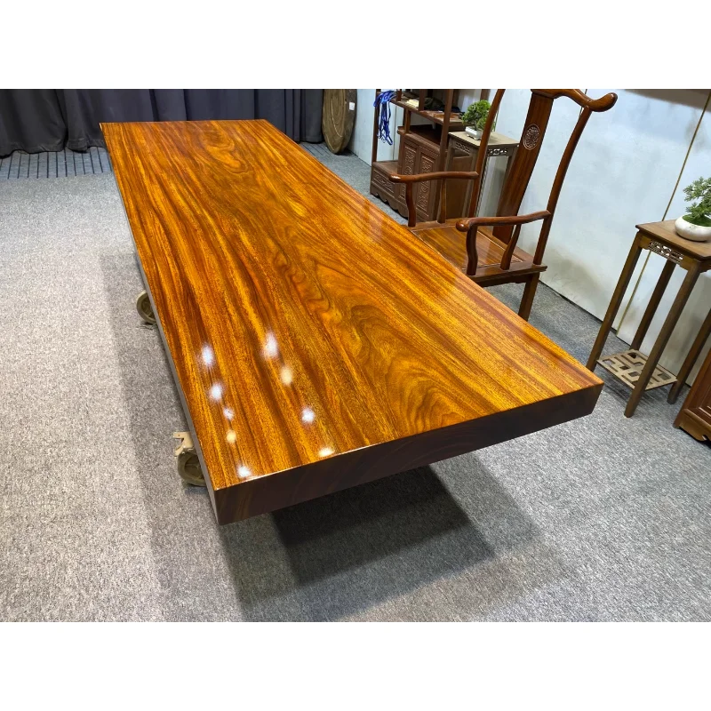 The-product-can-be-customized-Okan-solid-wood-large-board-table-walnut ...