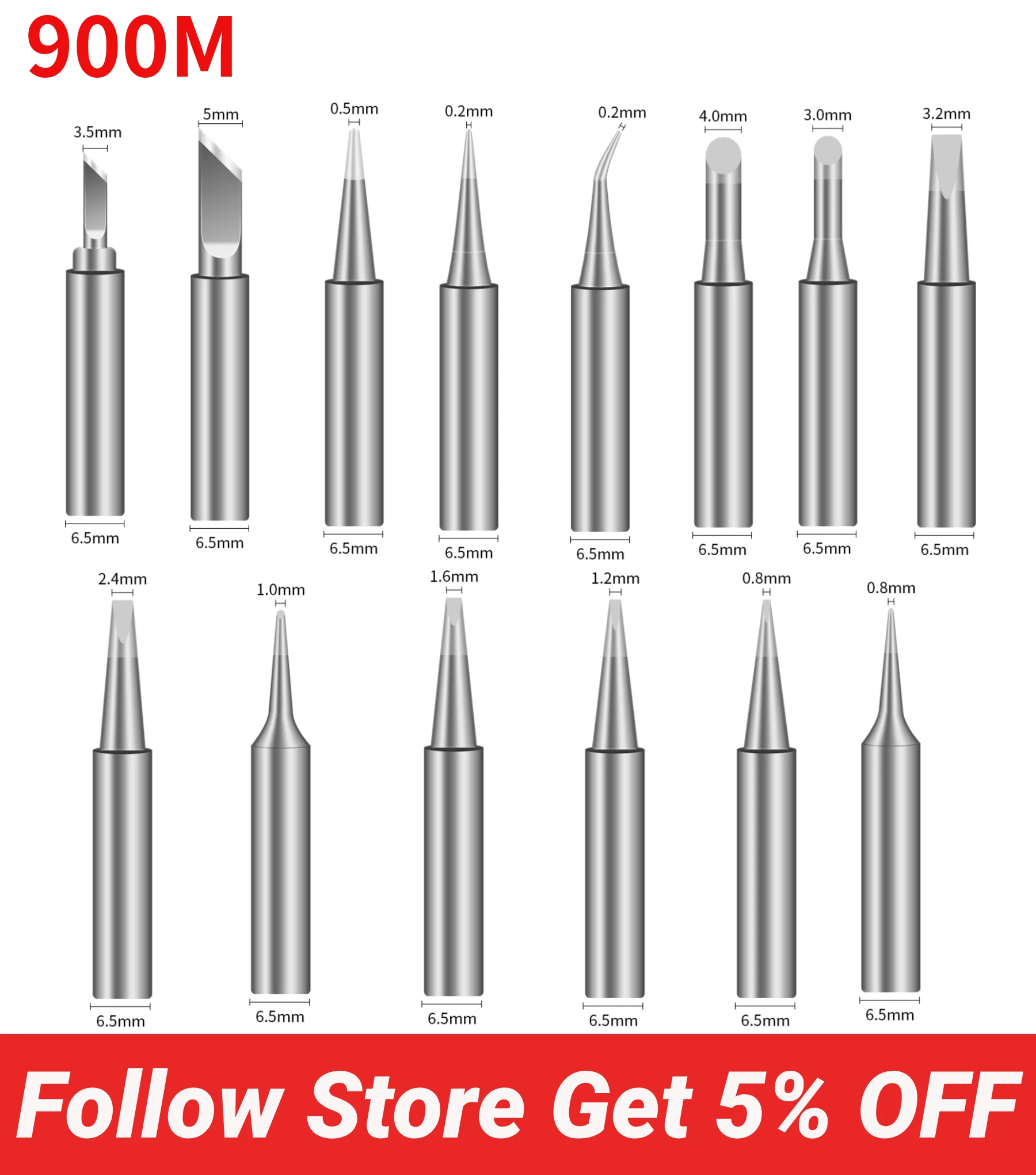 Handif-900M-I-IS-K-SK-Series-Pure-Copper-Soldering-Iron-Tip-Electric ...