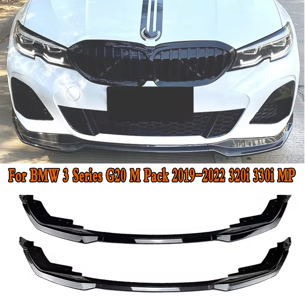 For BMW 3 Series G20 M Pack 2019-2022 320i 330i MP Car Front Bumper Lip ...