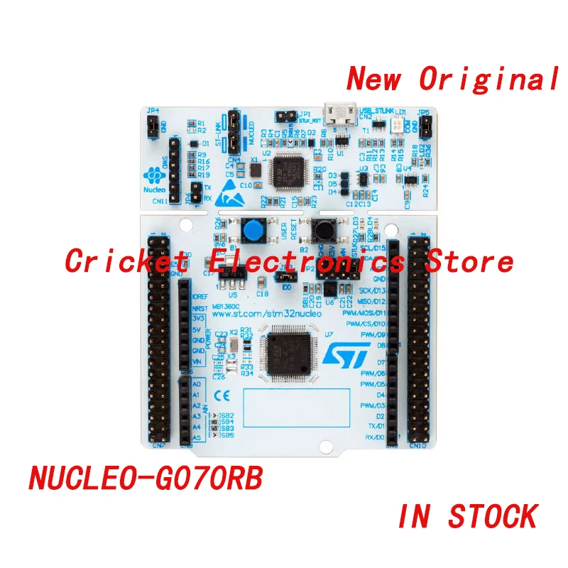 NUCLEO-G070RB-Development-board-STM32-Nucleo-64-Arduino-Uno-compatible ...
