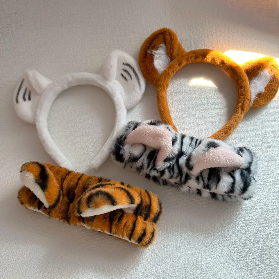 Tiger Ears Headband HAICN Tiger Ear Headband Cute Animal Ear Hairband ...
