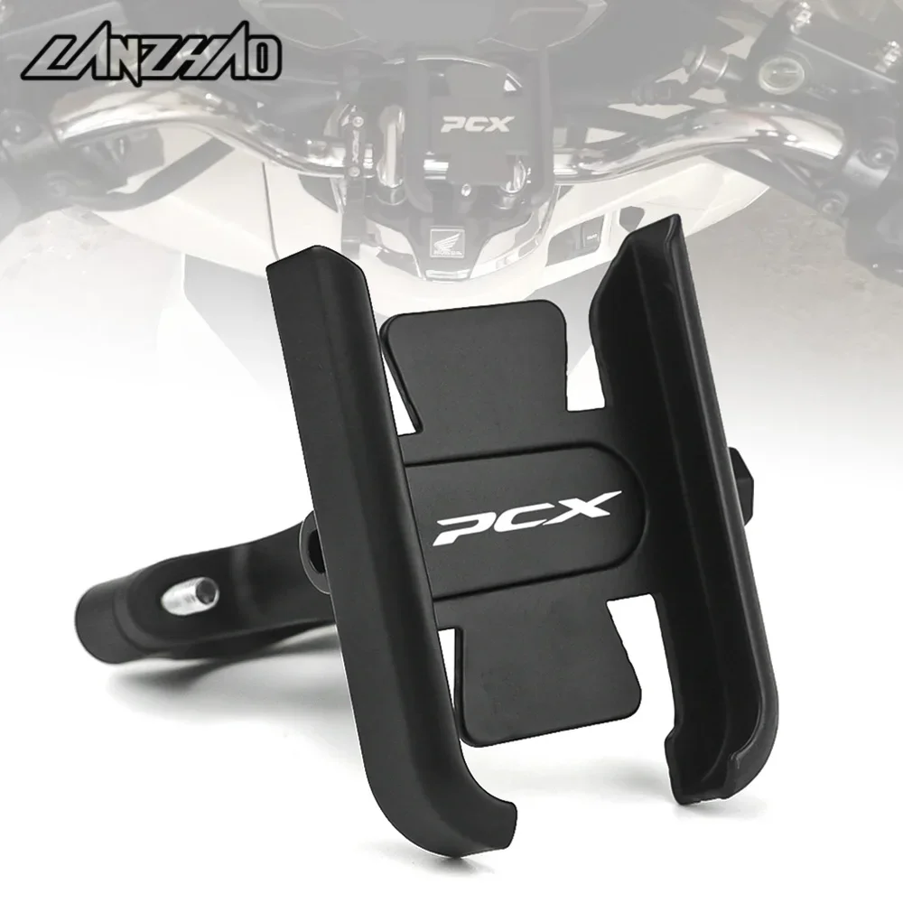 PCX-Motorcycle-Phone-Holder-Aluminum-GPS-Mobile-Cellphone-Handlebar ...