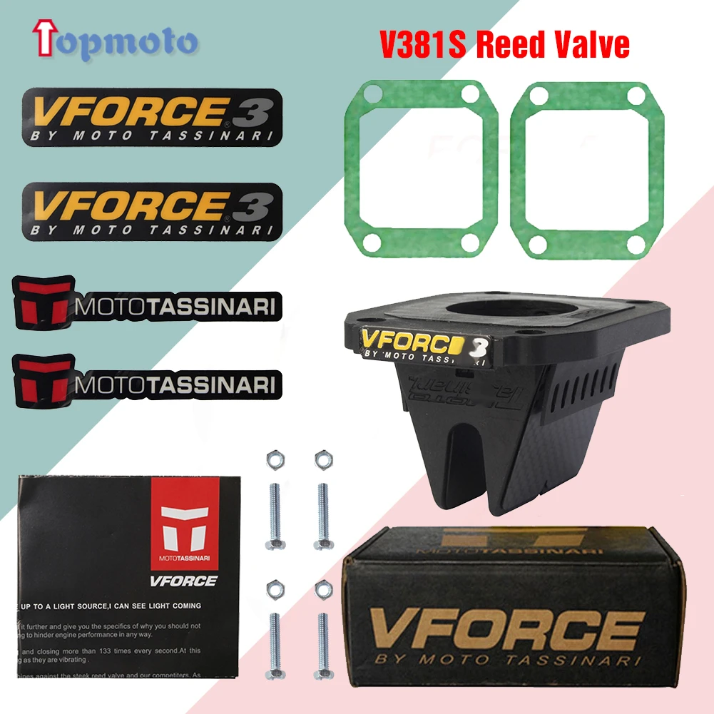 VForce V381S Reed Valve 3 Reed Valve System For Honda CR80 CR85 CR80R CR85R CR80RB CR85RB ...