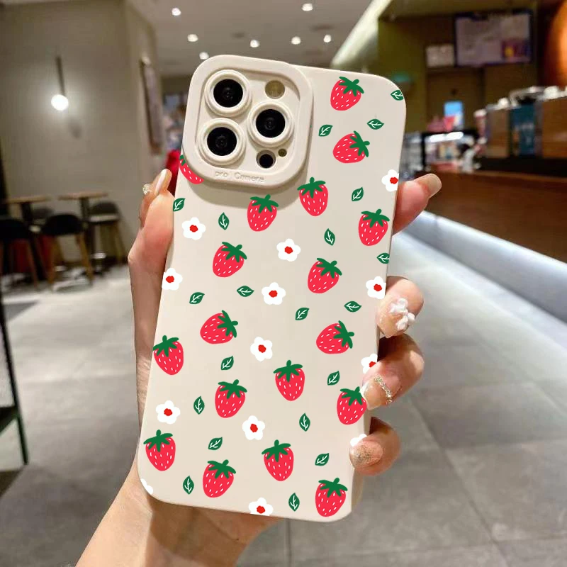 Cute-Cherry-Pattern-Phone-Case-For-Xiaomi-Redmi-Note-13-Cases-Redmi ...