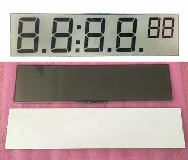 16PIN-6-Digits-Big-Size-Segment-LCD-Panel-Decimal-Point-Display-Clock ...