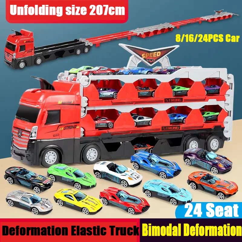 Kid Toys Truck Transporter Cars | Transport Car Carrier Truck Toy - 24 ...