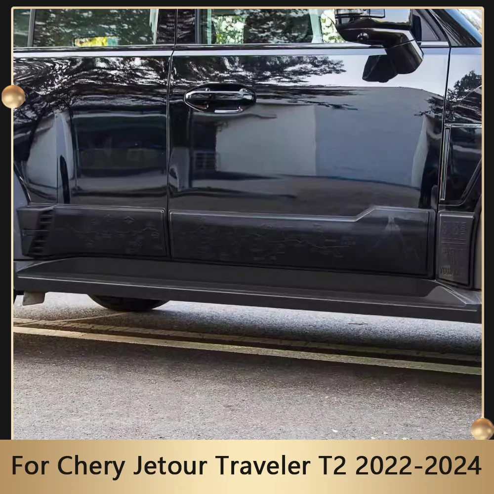 6pcs-Car-Exterior-Body-Cladding-Kits-Fit-For-Chery-Jetour-Traveler-T2 ...