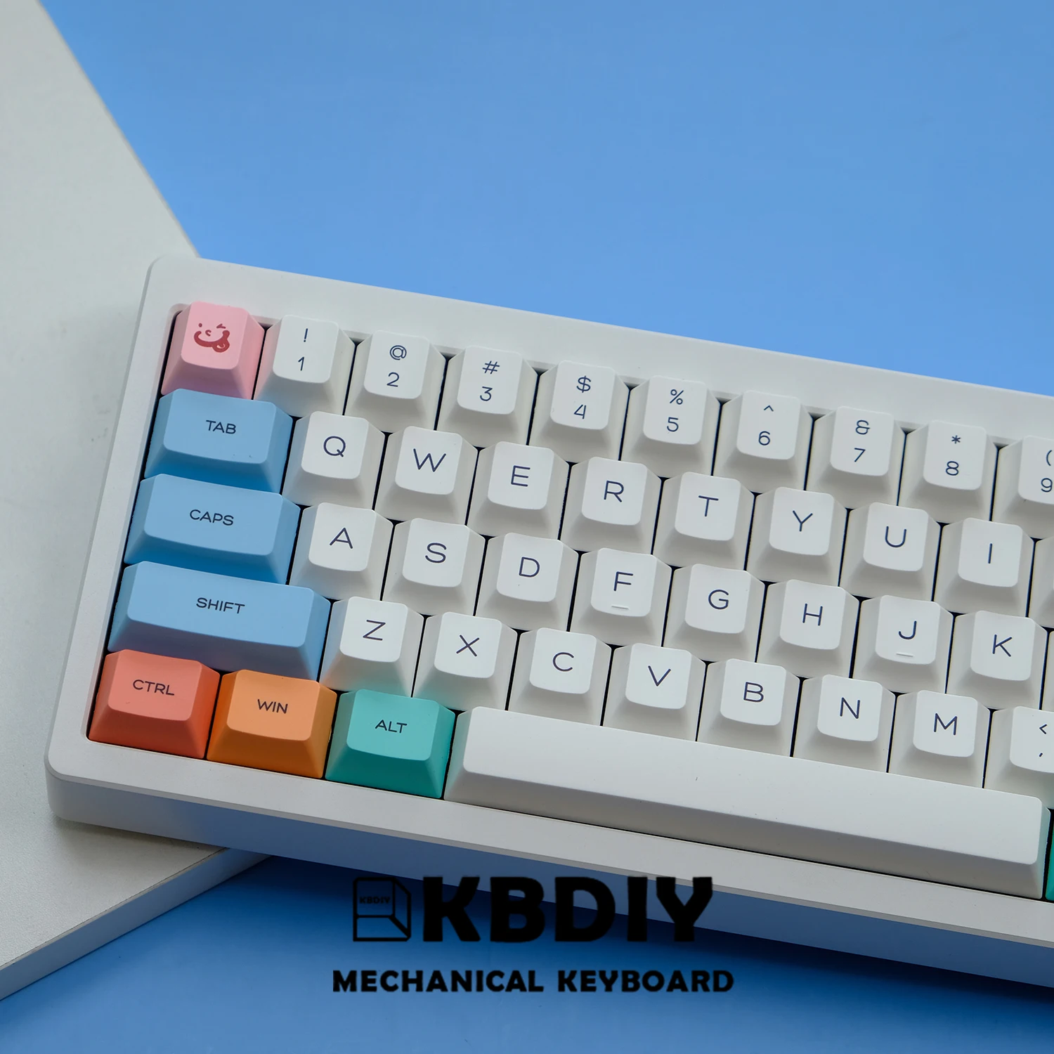 KBDiy-144-Keys-PBT-Pastel-Chalk-Keycaps-Custom-Japanese-Cherry-Profile ...