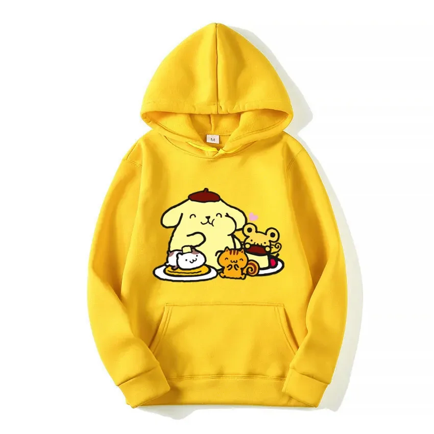 Pompom-Purin-Cartoon-Anime-Women-Pullover-Tops-Spring-Autumn-Men-Hoodie ...