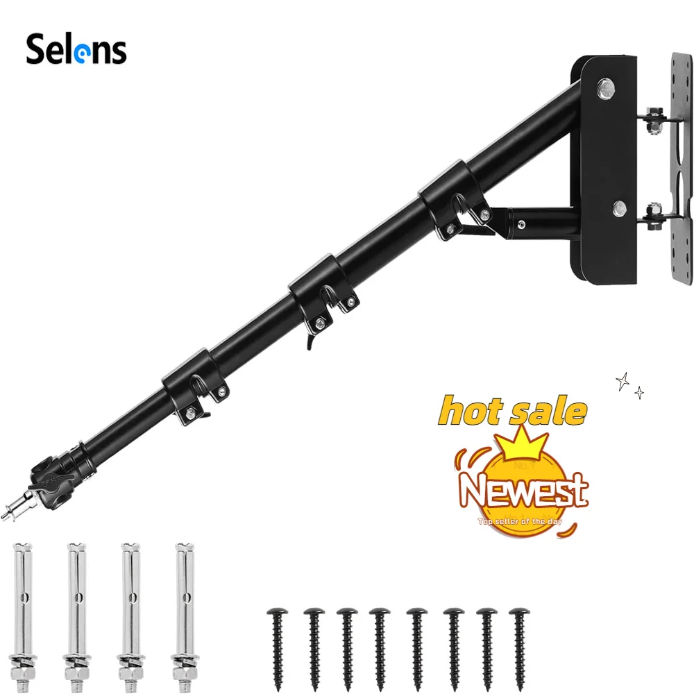 Selens-Wall-Mount-Boom-Arm-For-Photography-Photo-Studio-Kits-Video ...