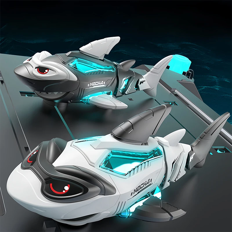 Electric-Shark-Sensory-Rotating-Stunt-Interactive-Water-Bump-Colorful ...