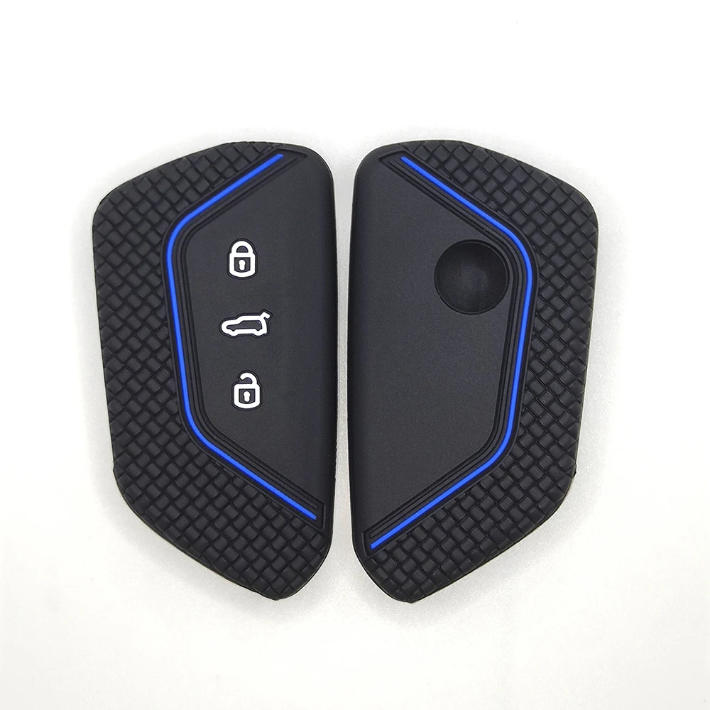For VW Golf 8 Mk8 GTI GTD R ID3 ID4 2020 Decoration Silicone Car Key ...