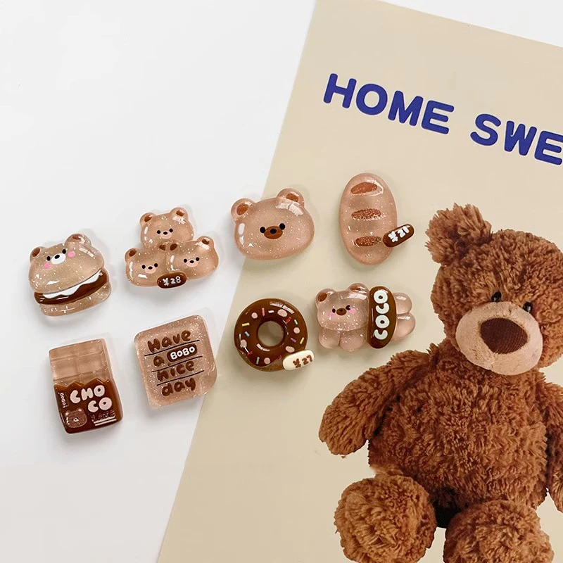 8pcs-set-Magnet-Decor-Chocolate-Brown-Bear-Cute-Fridge-Magnets-Sticker ...
