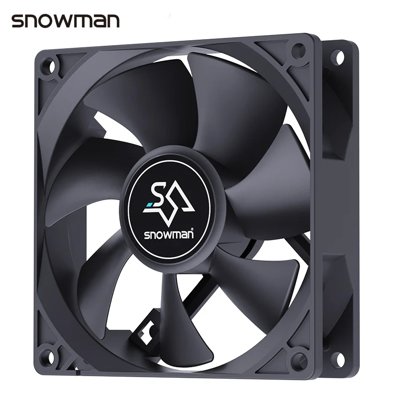 SNOWMAN-90mm-4-Pin-PWM-Fan-92mm-Computer-Case-Fan-Silent-9CM-CPU ...