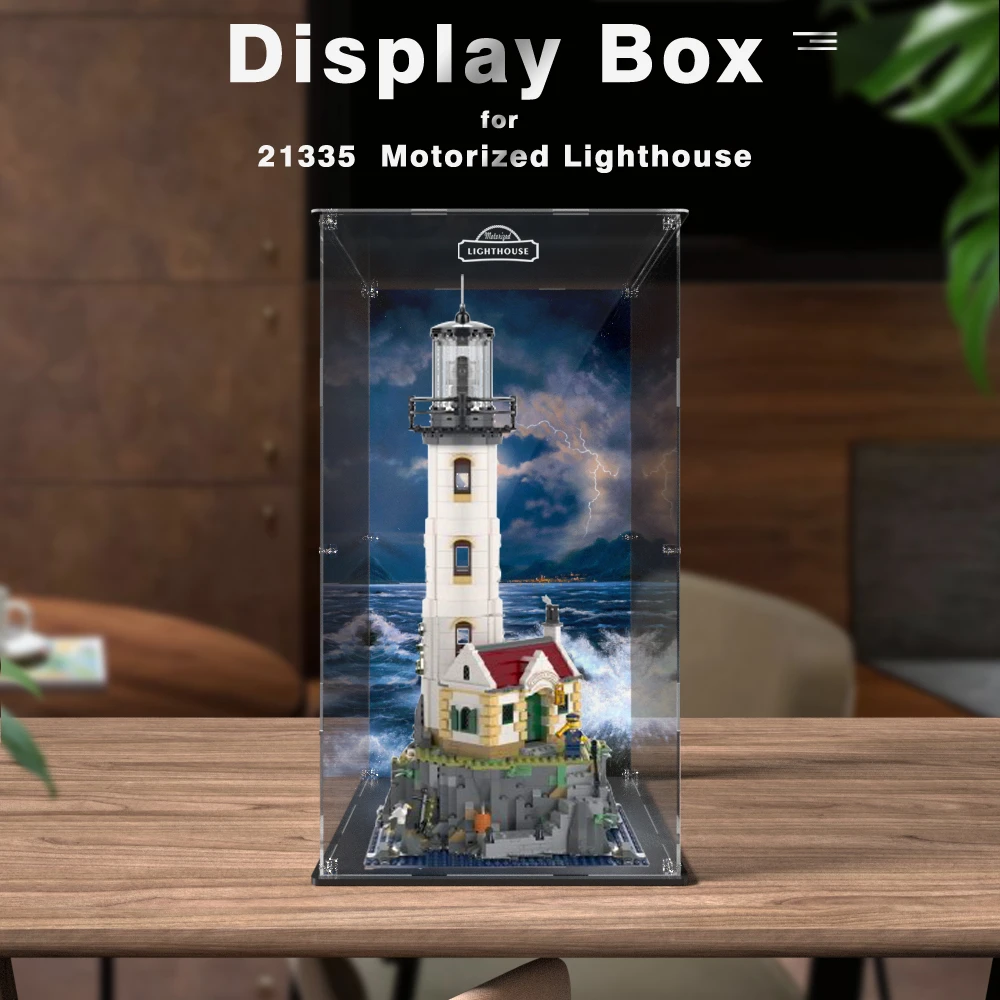 Acrylic Display Box for Lego 21335 Motorized Lighthouse Dustproof ...