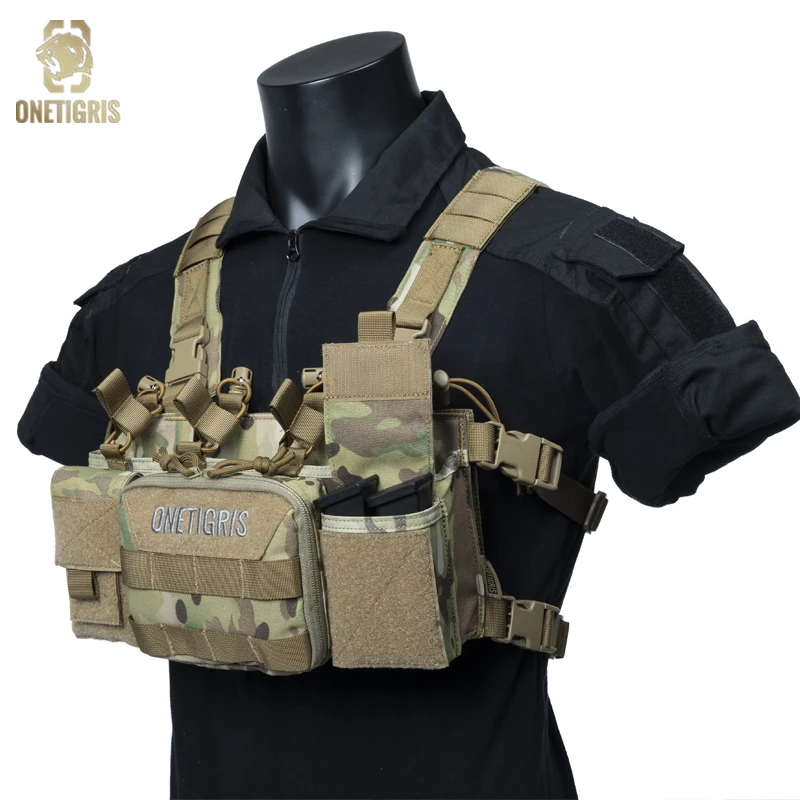 ONETIGRIS Tactical MOLLE Chest Rigs X Harness Military JPC Hunting ...