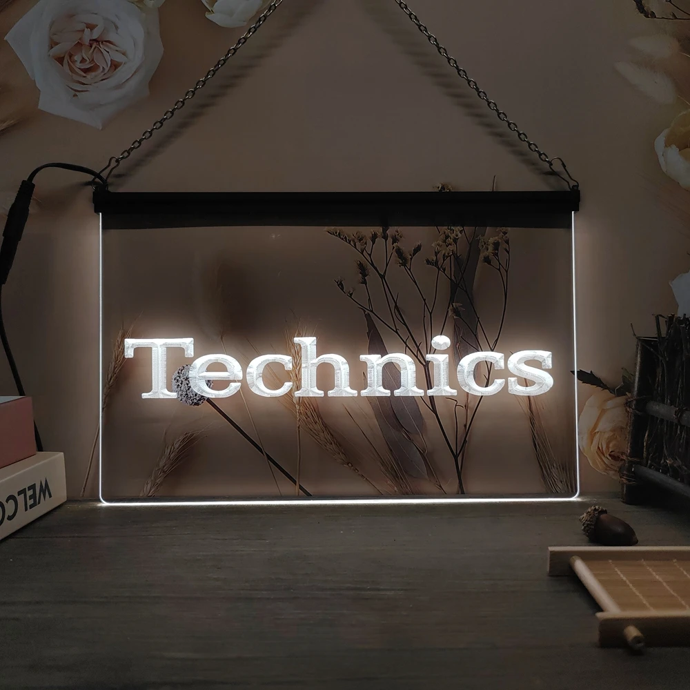 Technics-Turntables-DJ-Music-LED-Neon-Sign-3D-Carving-Wall-Art-for-Home ...