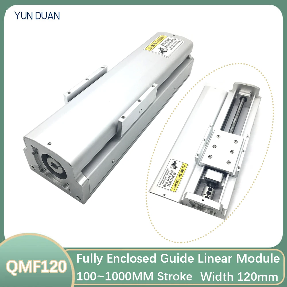 Fully Enclosed Guide Linear Module Heavy Load 120mm Width 1605 1610 ...