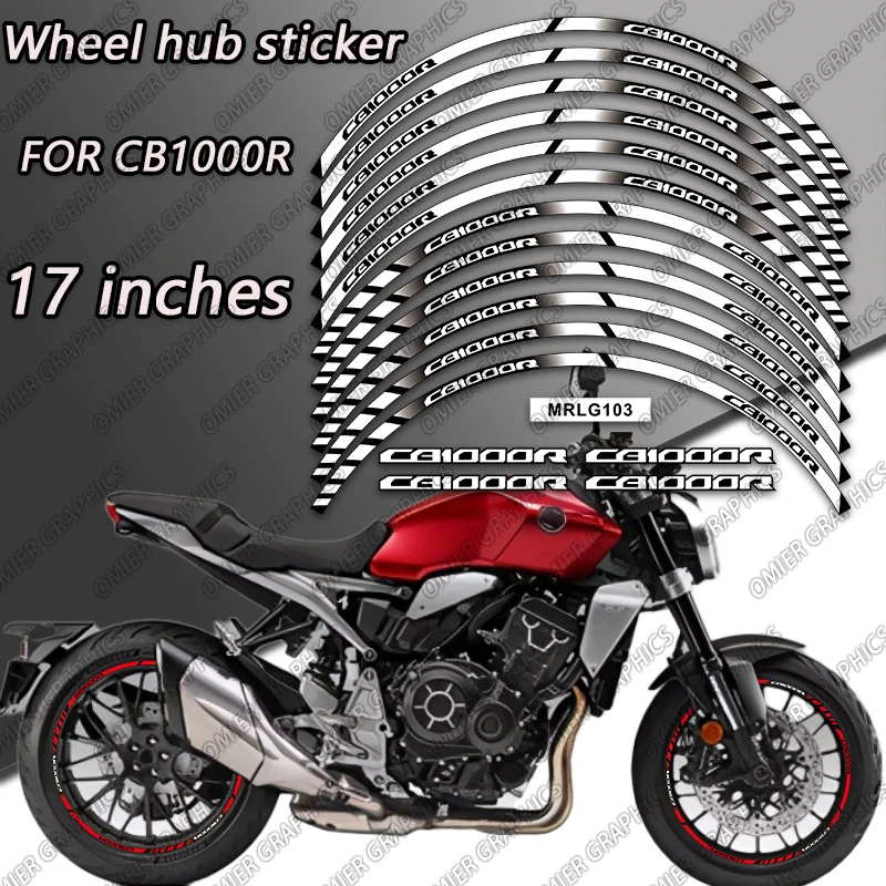 For CB1000R CB 1000 R Motorcycle Rim Wheel Hub Sticker Decals ...