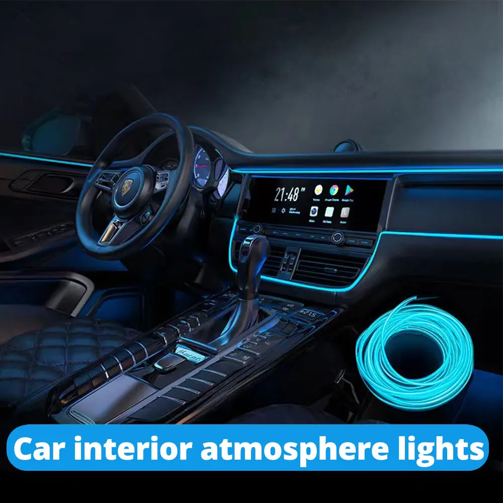 1-5M-EL-Wiring-Neon-Strip-Car-Interior-Led-Decorative-Lamp-Bar-for-Auto ...