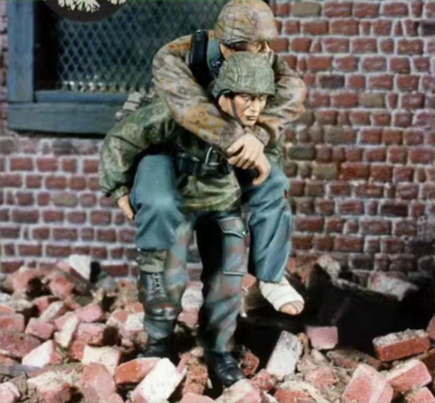 1-35-Scale-Resin-Figure-Assembled-Model-Kit-Historical-Military-Back ...