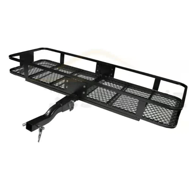 Fold-able-Powder-Coated-Steel-Tow-Hitch-Cargo-Rack-Tow-Bar-Rear-Luggage ...