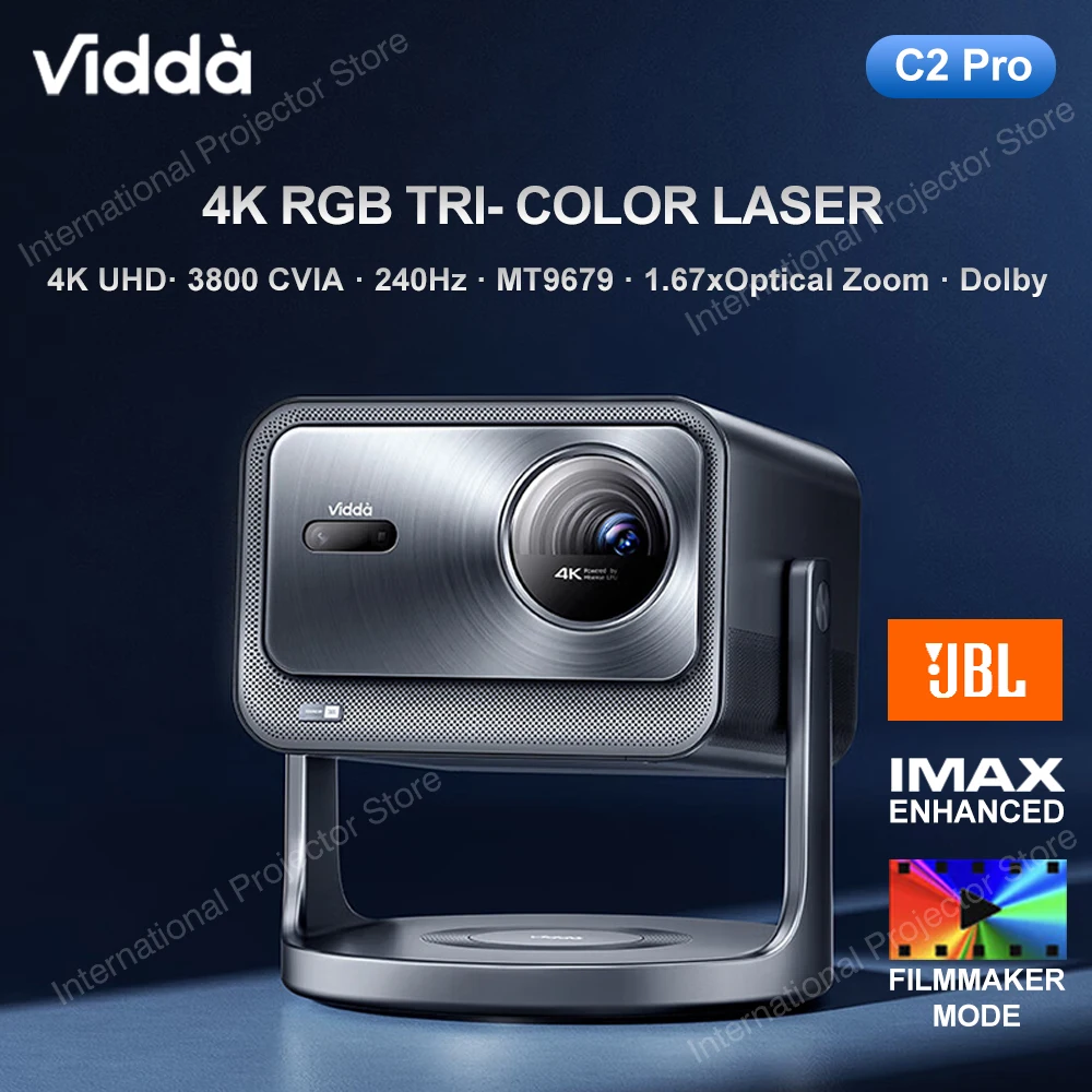 Vidda-C2-Pro-RGB-Triple-Color-Laser-4K-Projector-3840x2160-Video-3D ...