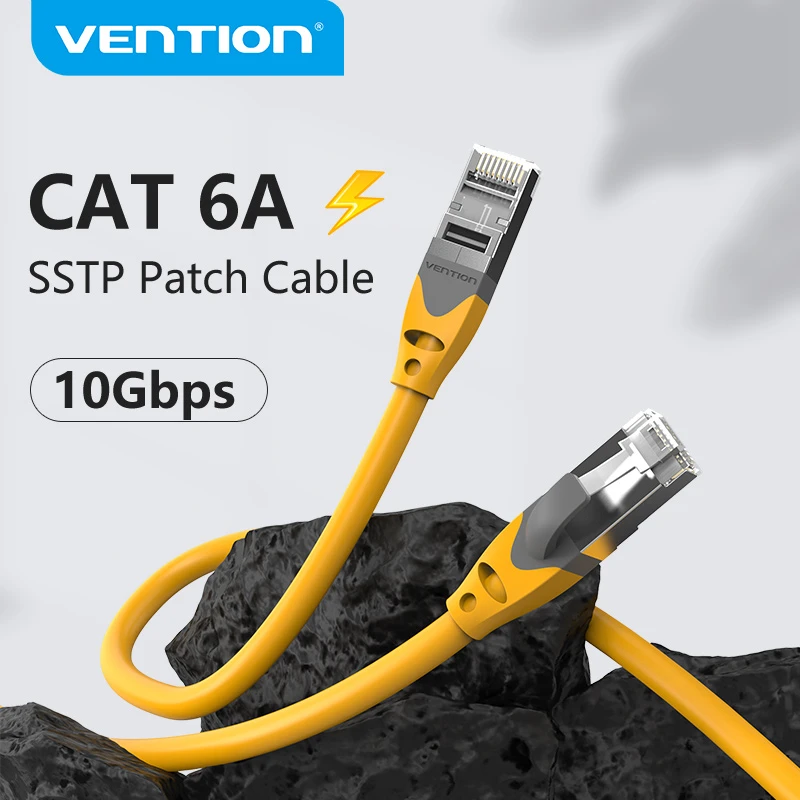Vention Ethernet Cable Cat6a 10gbps Rj 45 Network Cable Lan Rj45 Patch Cord For Ps4 Laptop Pc Ps ...