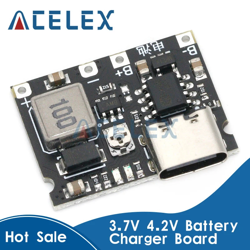 18650 Chargers Board Tp4056 - Li-ion 18650 3.7v 4.2v Battery Board Dc ...
