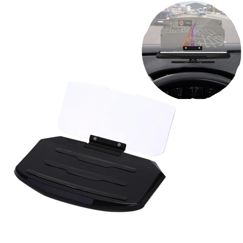 Car HUD Head Up Navigation Display Phone Holder Mount GPS Projector ...