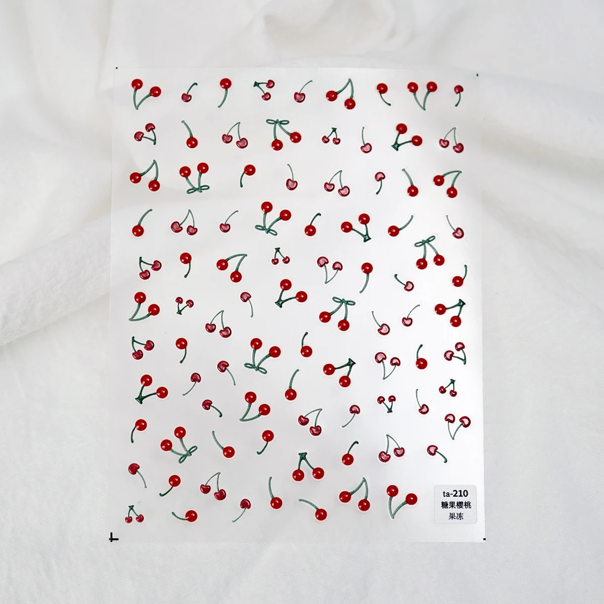 Candy-Cherry-Stickers-for-Nails-5D-Embossed-Nail-Stickers-Jelly ...