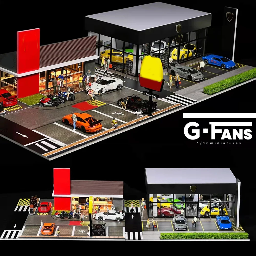 G-Fans-1-64-Car-Garage-Scene-Models-Assemble-Collect-Model-Display-Usb ...