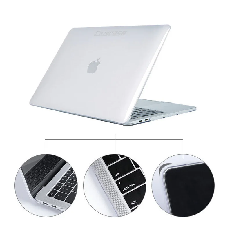 Cozycase protective shell crystal transparent pro case suitable for ...