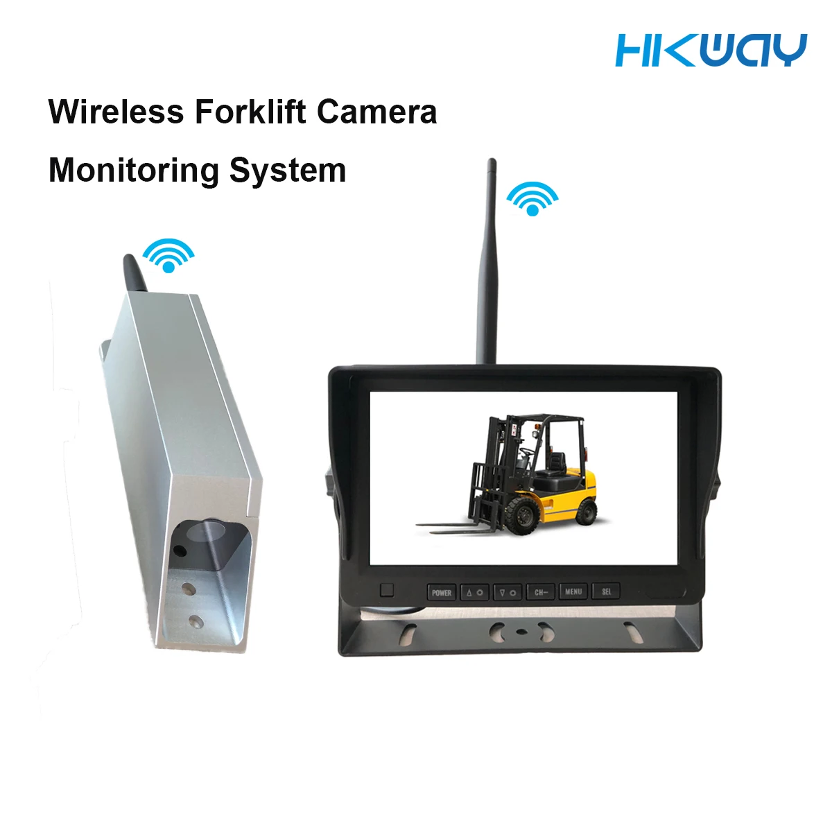 Hikway Wireless Forklift Camera Monitoring System 7inch Wireless ...