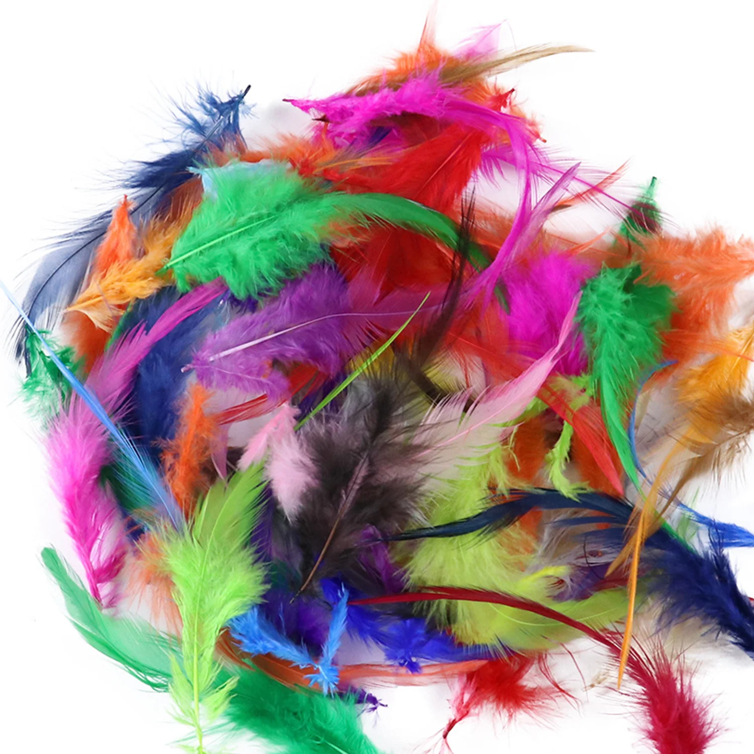 Rooster Chicken Feather Decorative Plume Accessories DIY Carnival ...