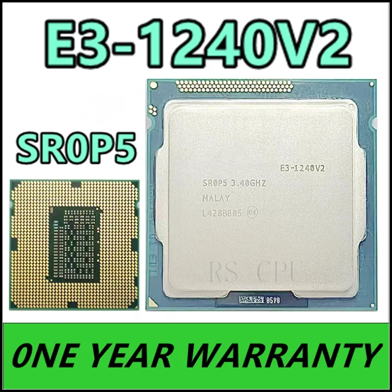 E3-1240-v2-E3-1240v2-E3-1240-v2-E3-1240V2-SR0P5-Processador-CPU-Quad ...