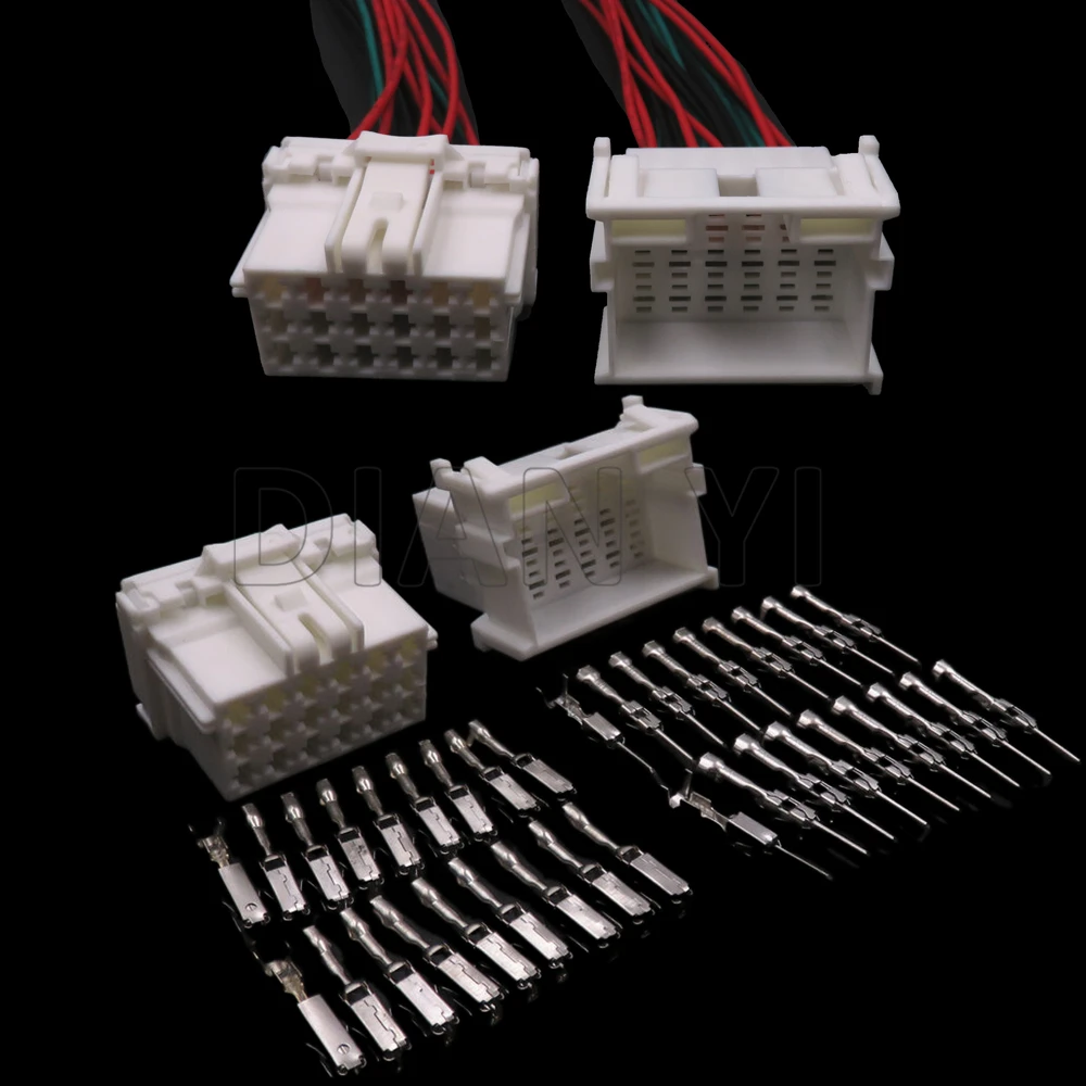 1-Set-18-Way-Auto-Power-Amplifier-Plastic-Housing-Connector-Auto-Wire ...