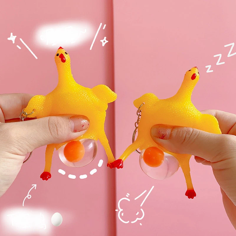 Egg Chicken Toy Keychain | Keychains Women Chicken Shape | Key Chains ...