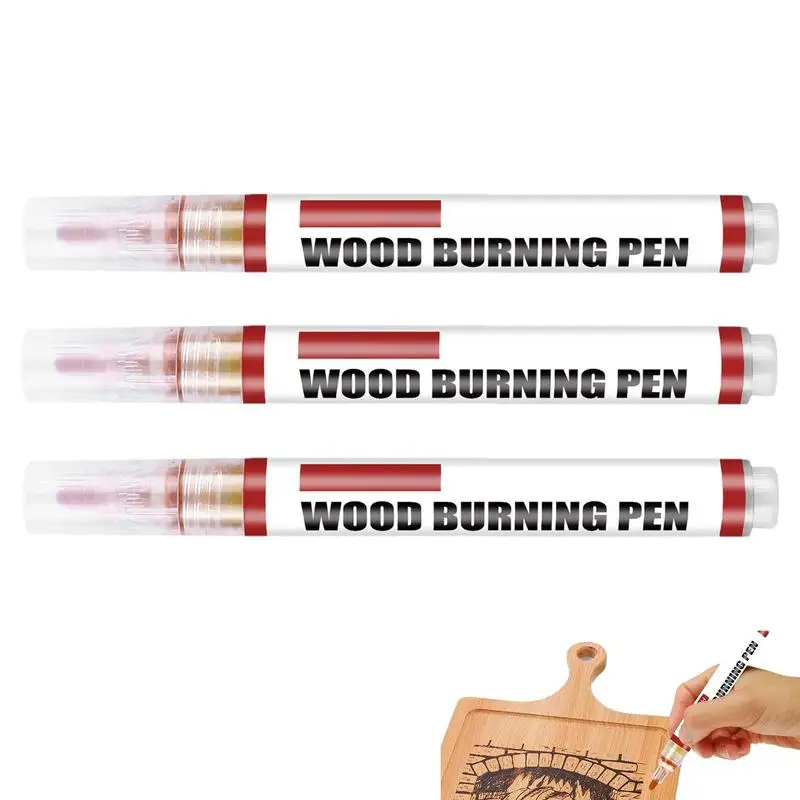 Wood Burning Pen Torch Paste Set 3 Pcs Scorch Pen Markers For Diy Wood ...