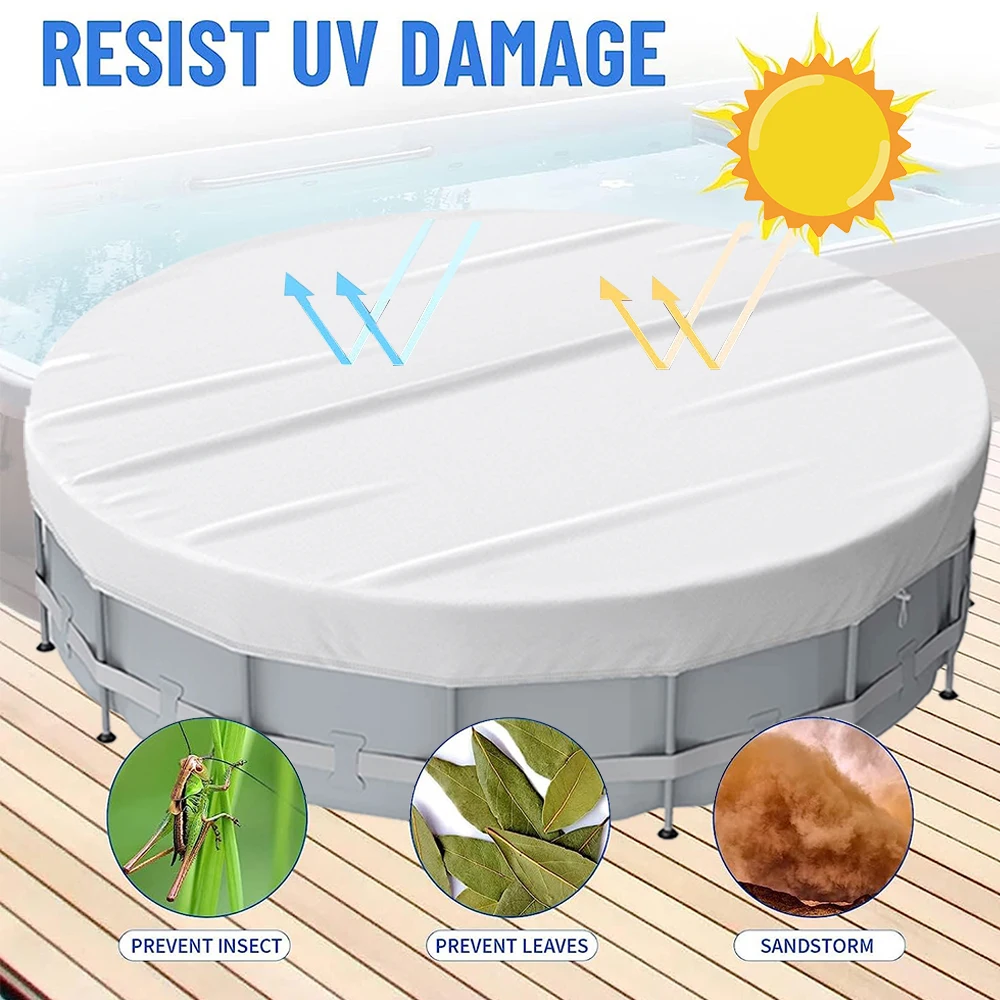 Cubierta-redonda-para-piscina-cubierta-impermeable-y-a-prueba-de-polvo ...