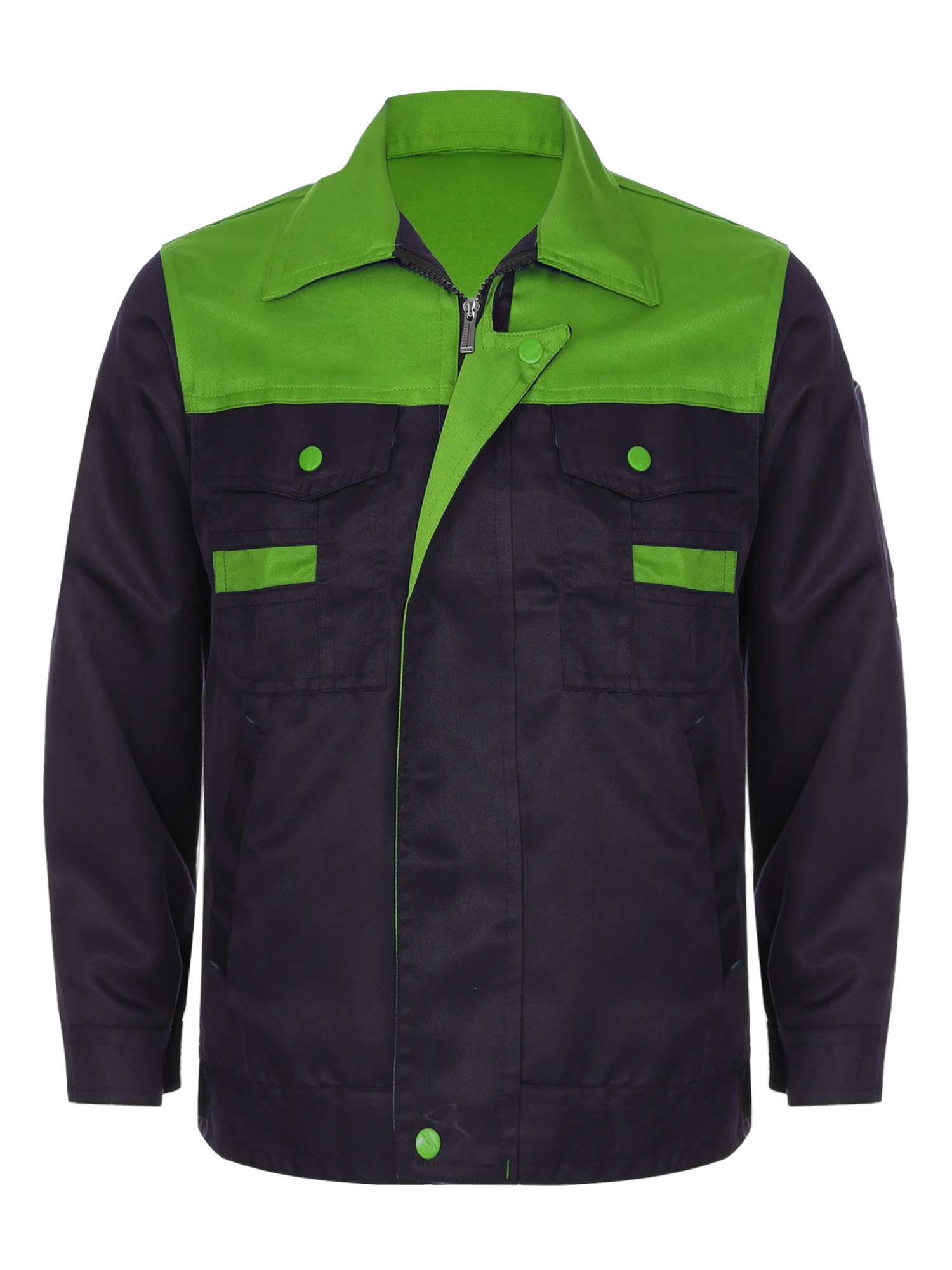 Adult-s-Long-Sleeve-Workshop-Jacket-Mechanics-Auto-Costume-Men-Women ...