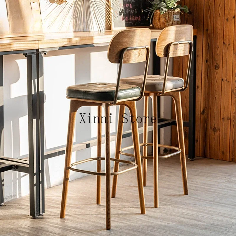 Modern-Counter-Bar-Chairs-Nordic-Bedroom-Restaurant-Vintage-Bar-Chairs ...