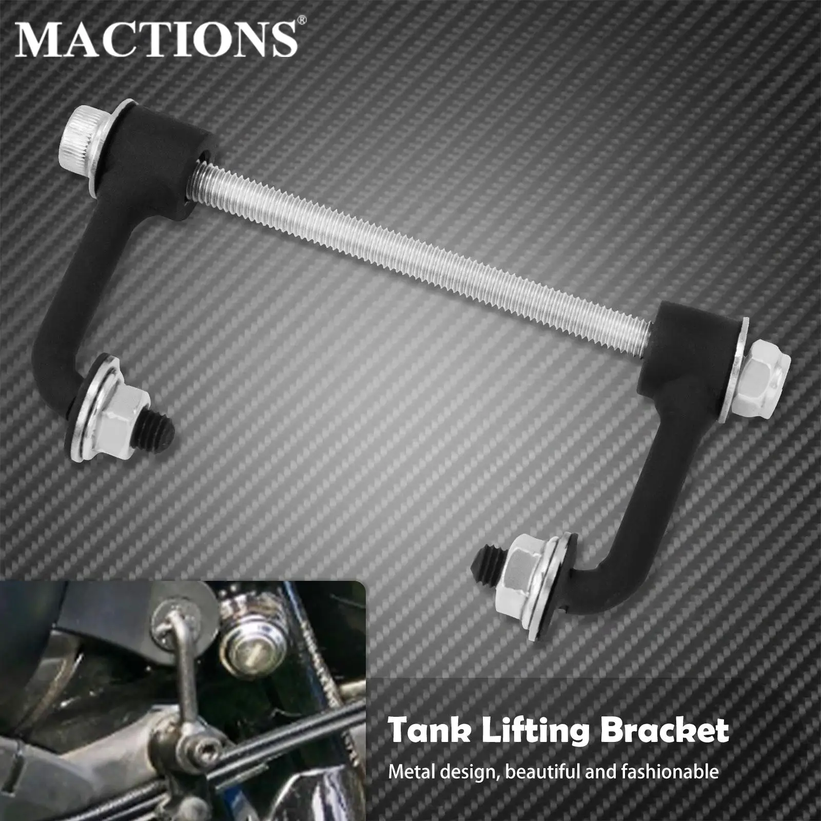 Motorcycle-Black-Billet-2-Gas-Tank-Lifts-Kit-Fit-For-Harley-Sportster ...