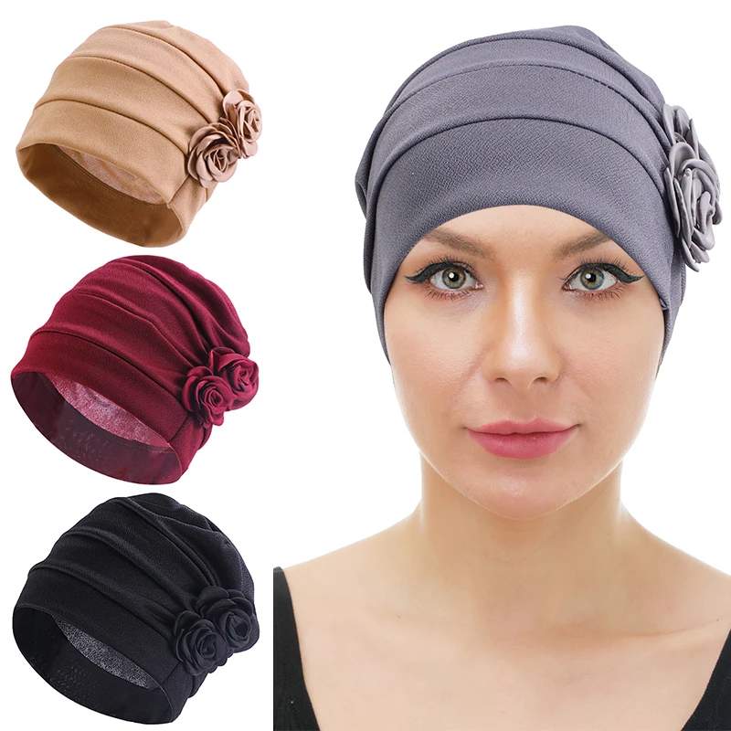 Women Bowknot Cancer Chemo Hat | Chemo Cancer Hat Embroidery | Head ...