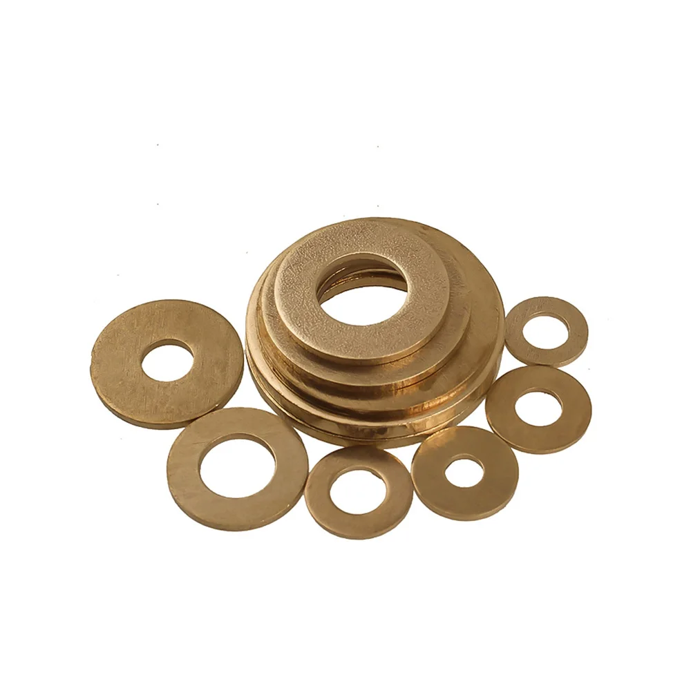 Brass-Flat-Washer-M2-5-M3-M4-M5-M6-Solid-Copper-Washers-Various ...