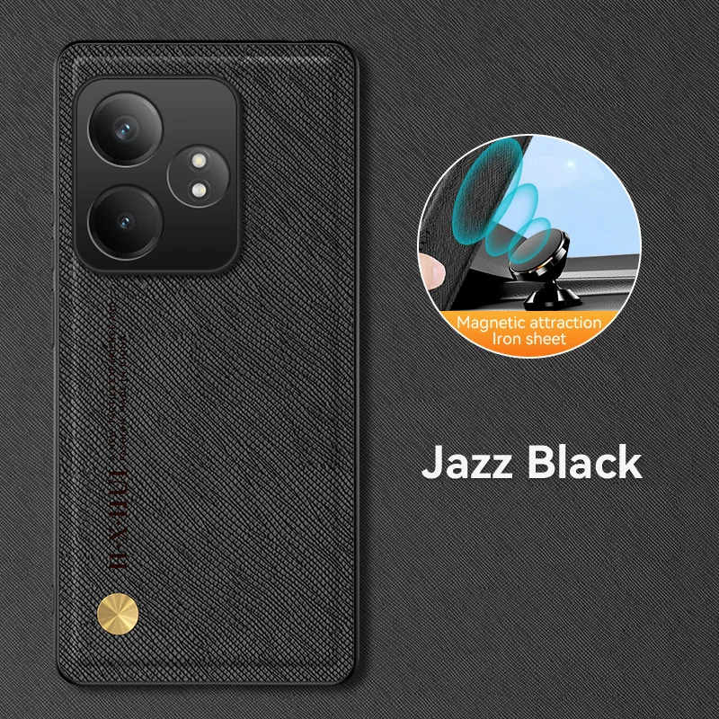 For Realme GT Neo 6 Case Premium Luxurious Leather Matte Skin-friendly ...