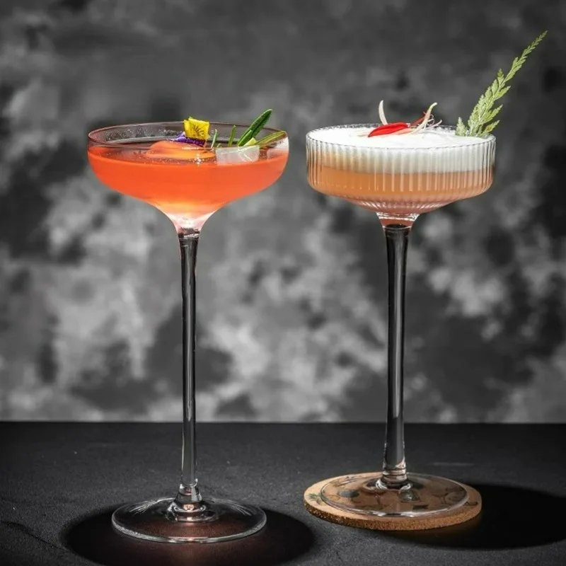 Japanese Style Super Tall Martini Glass Cup Creative Cocktail Glasses ...