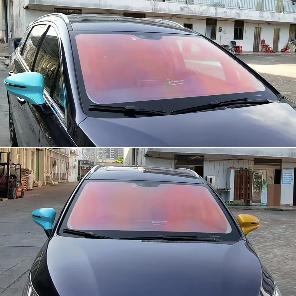 1M-x-30M-Red-Chameleon-VLT-82-Windscreen-Foil-Roll-Car-Front-Rear ...